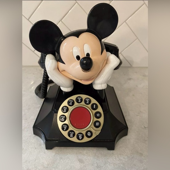 Disney | Other | Retro Mickey Mouse Desk Phone Telephone Disney ...